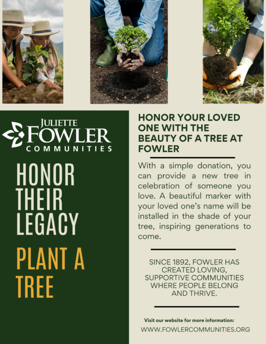 Plant a Tree. Grow a Legacy. - Juliette Fowler Communities